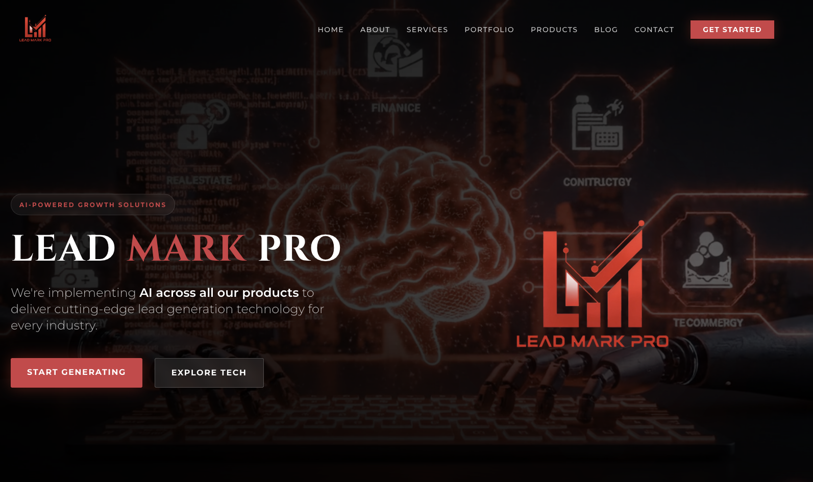 Lead Mark Pro — AI-Powered Web Design, Mobile Apps & Lead Generation